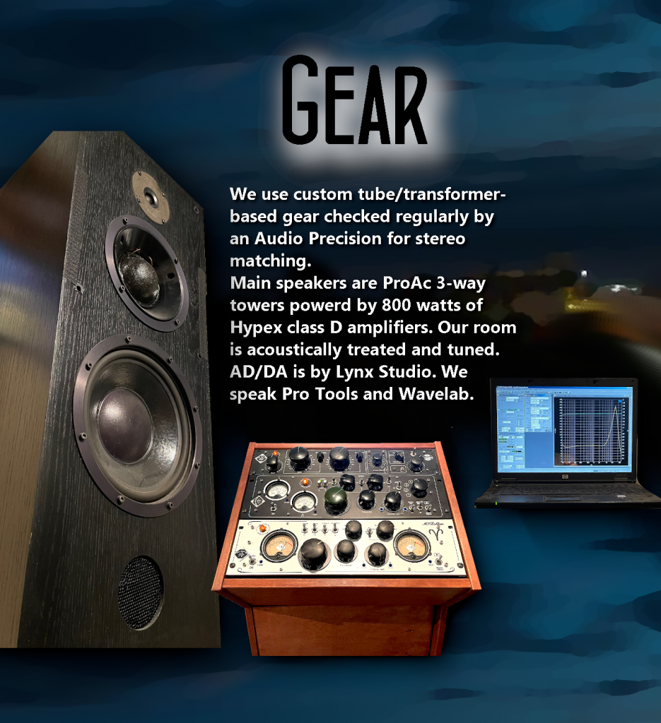 Gear – Dark Sky Mastering